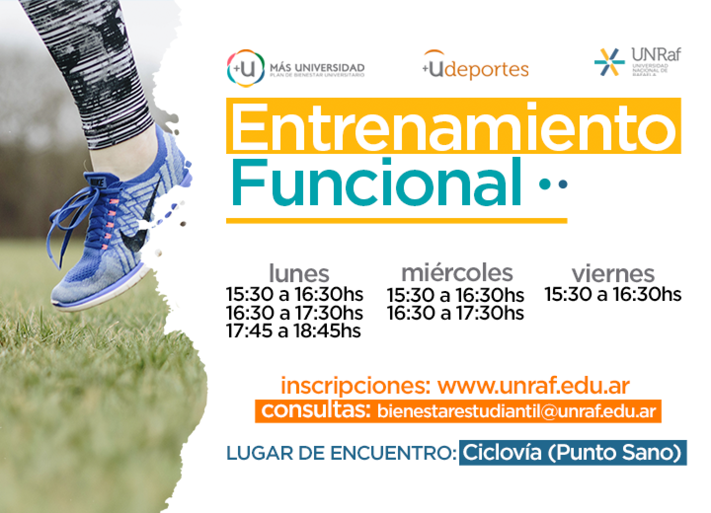 PROGRAMA DEPORTIVO: INSCRIPCIONES ABIERTAS PARA TODOS LOS DEPORTES